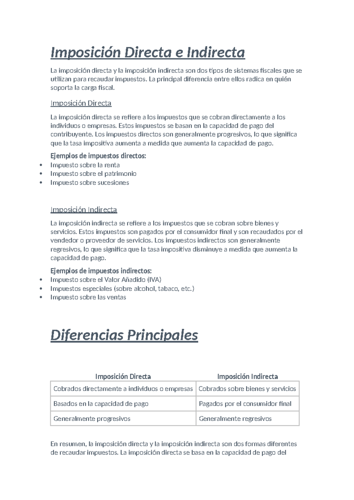 Imposición Directa e Indirecta: Análisis Fiscal CE1.2 - Studocu