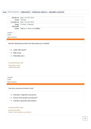 [Solved] Escolha a alternativa que complete a afirmao abaixo A ateno ...