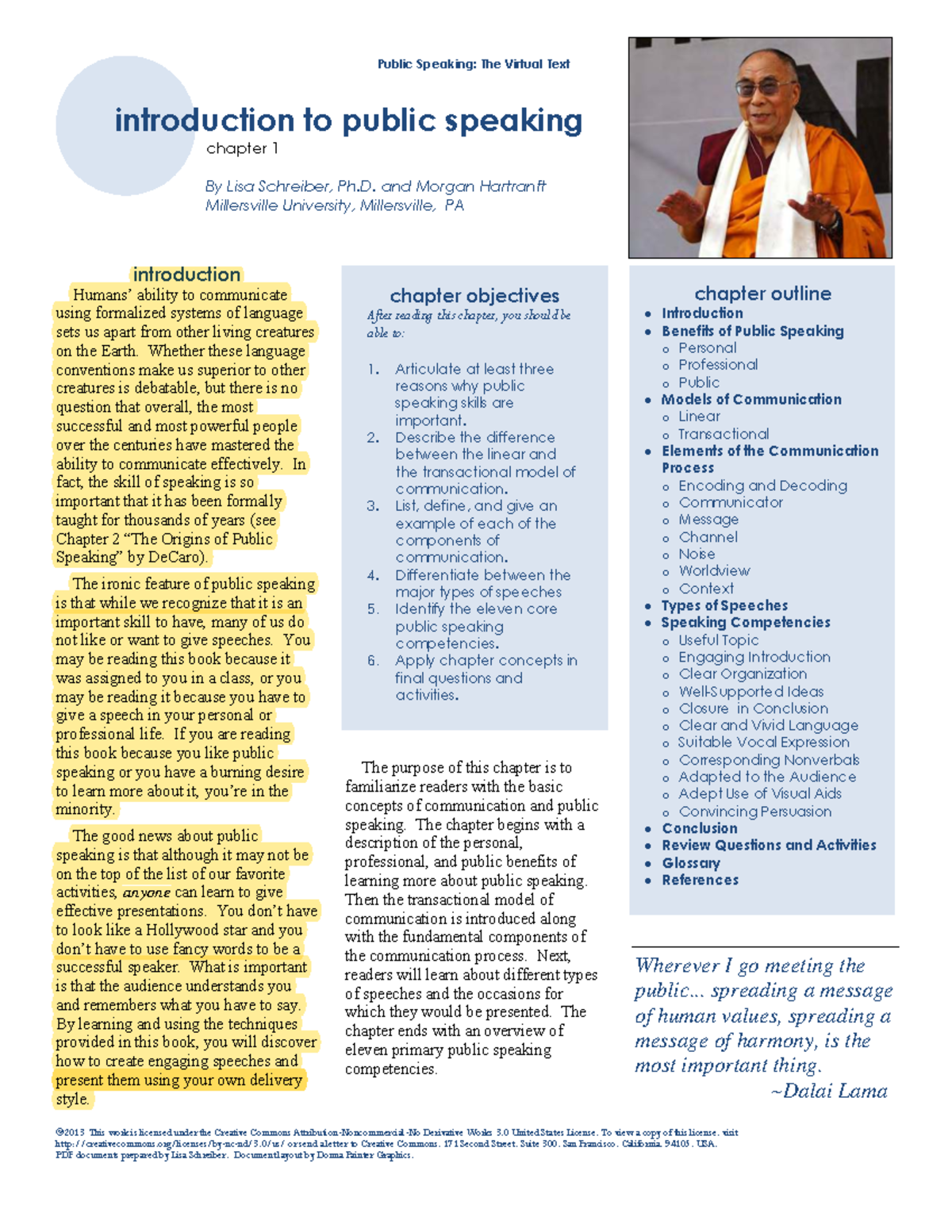 Introduction to Public Speaking: Chapter 1 Overview & Skills (PS101) - Studocu