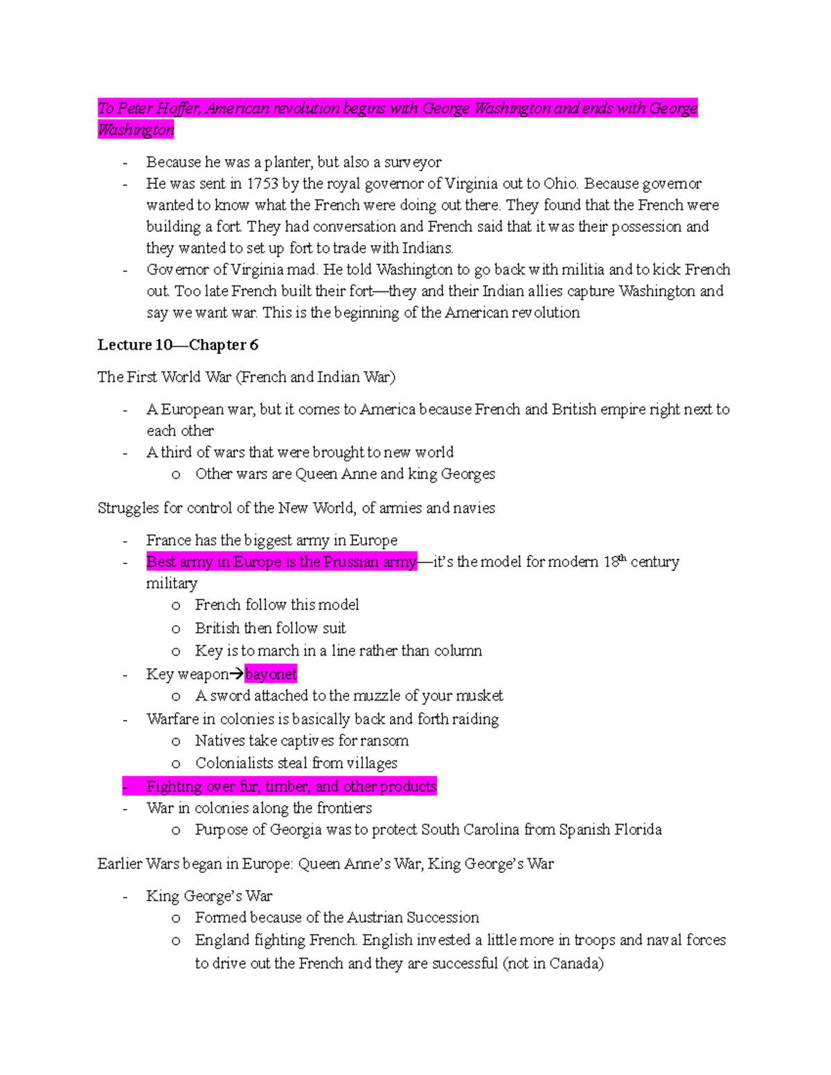 Lecture Notes: AMH 2020 - American Revolution & Republic Formation ...
