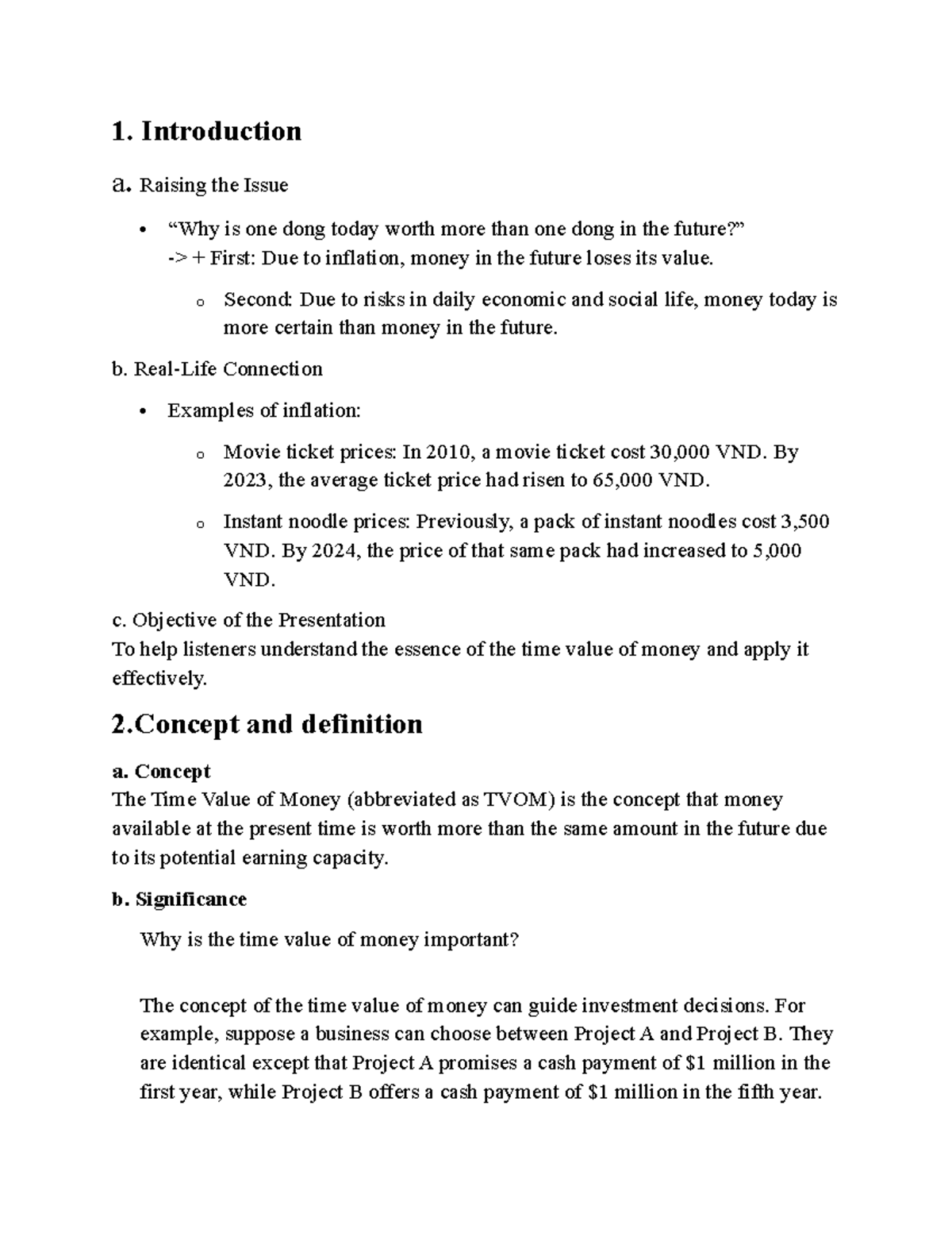 Time Value of Money (TVM) - Key Concepts and Applications - Studocu
