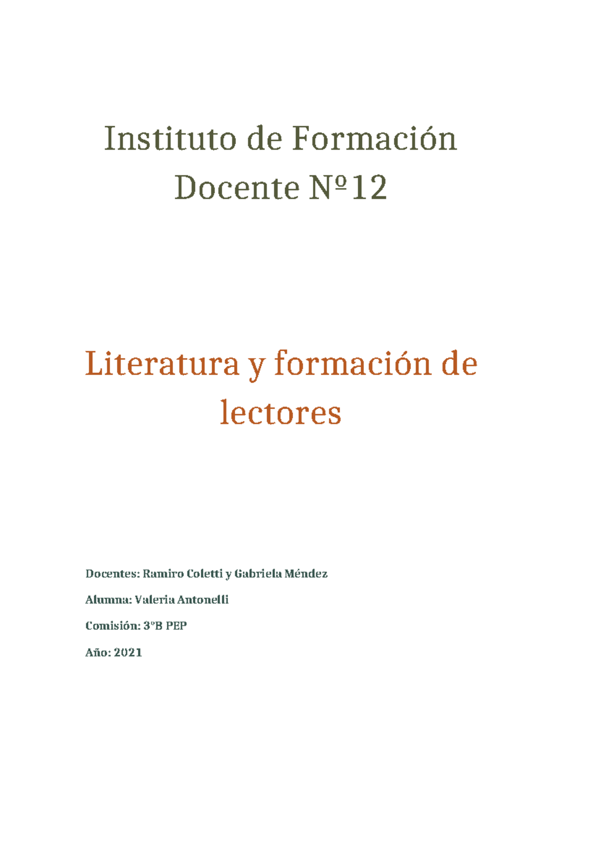 TP 1: Análisis del Cuento "Yo Mataré Monstruos por Ti" - Valeria ...
