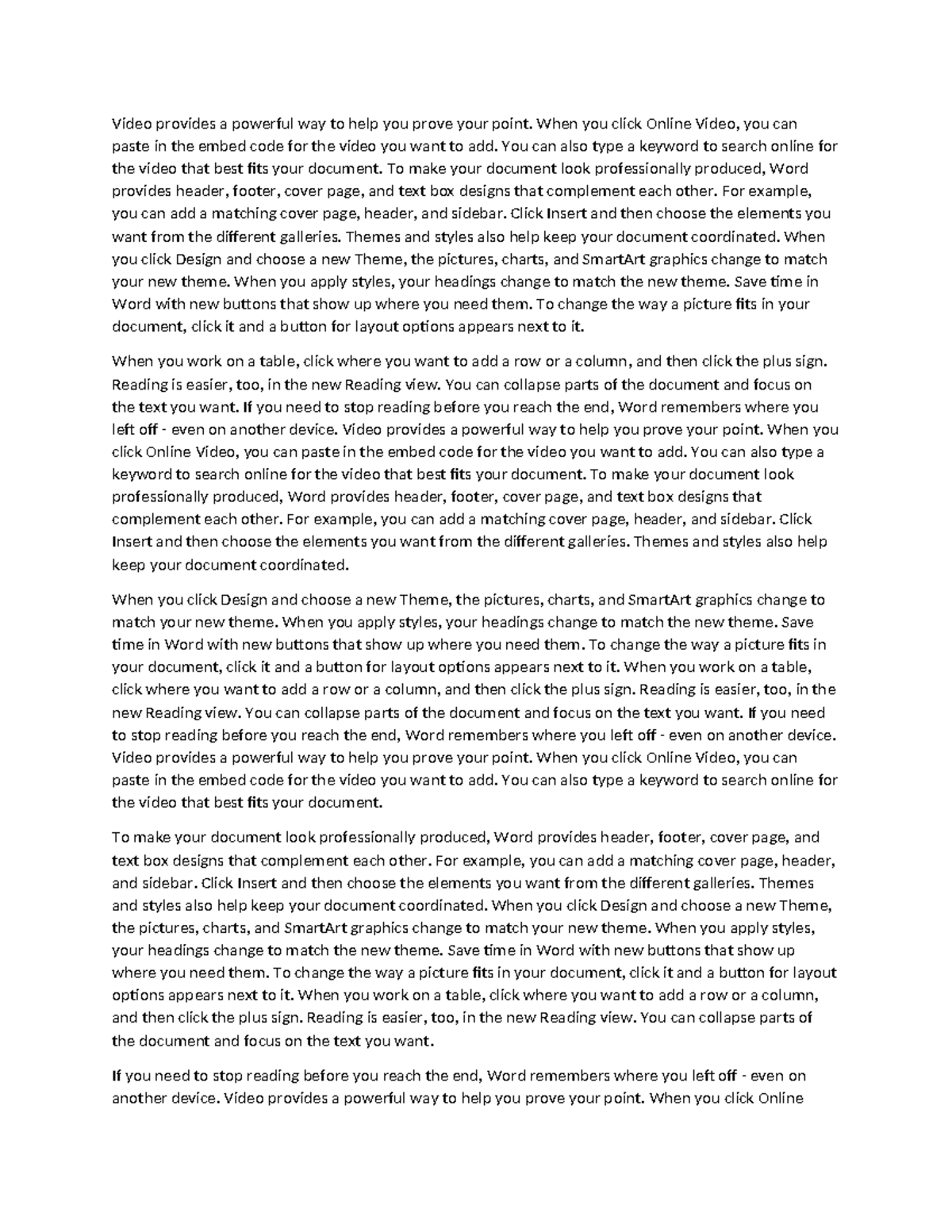 Enhancing Your Document with Video and Design Tools in Word - Studocu