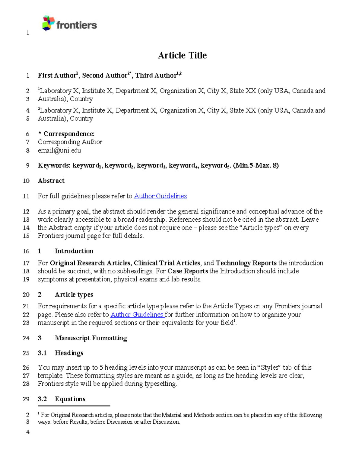 Frontiers Template - Case Assignment Guidelines - Studocu