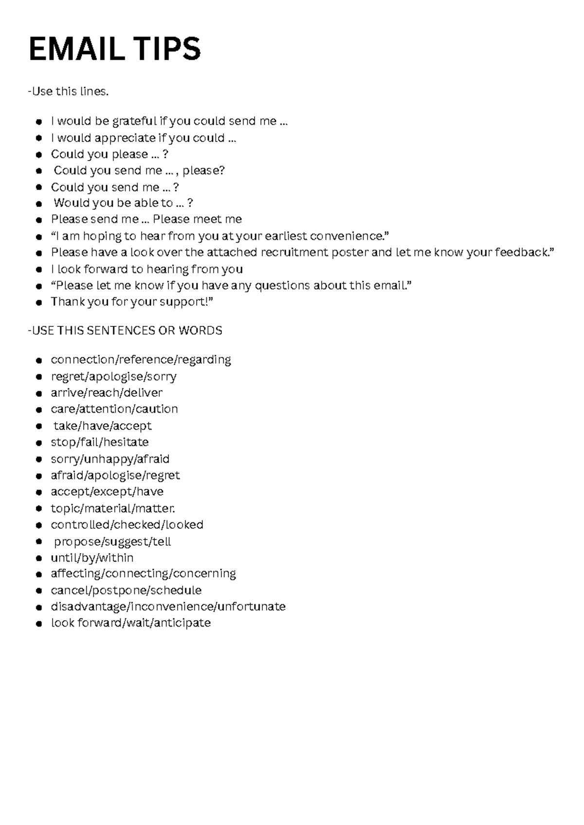 Effective Email Communication Tips - Studocu