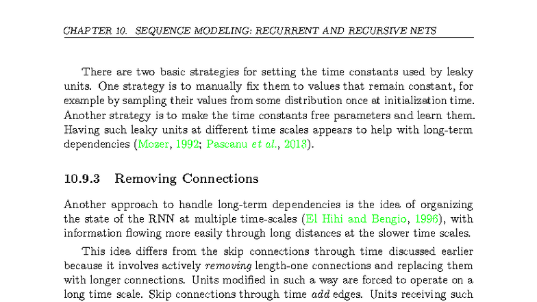 LSTM & GRU: Sequence Modeling Insights - CH10 Notes - Studocu