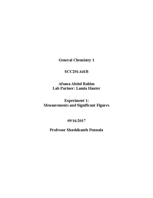 [Solved] Your friend taking grade 11 chemistry notes that the two ...