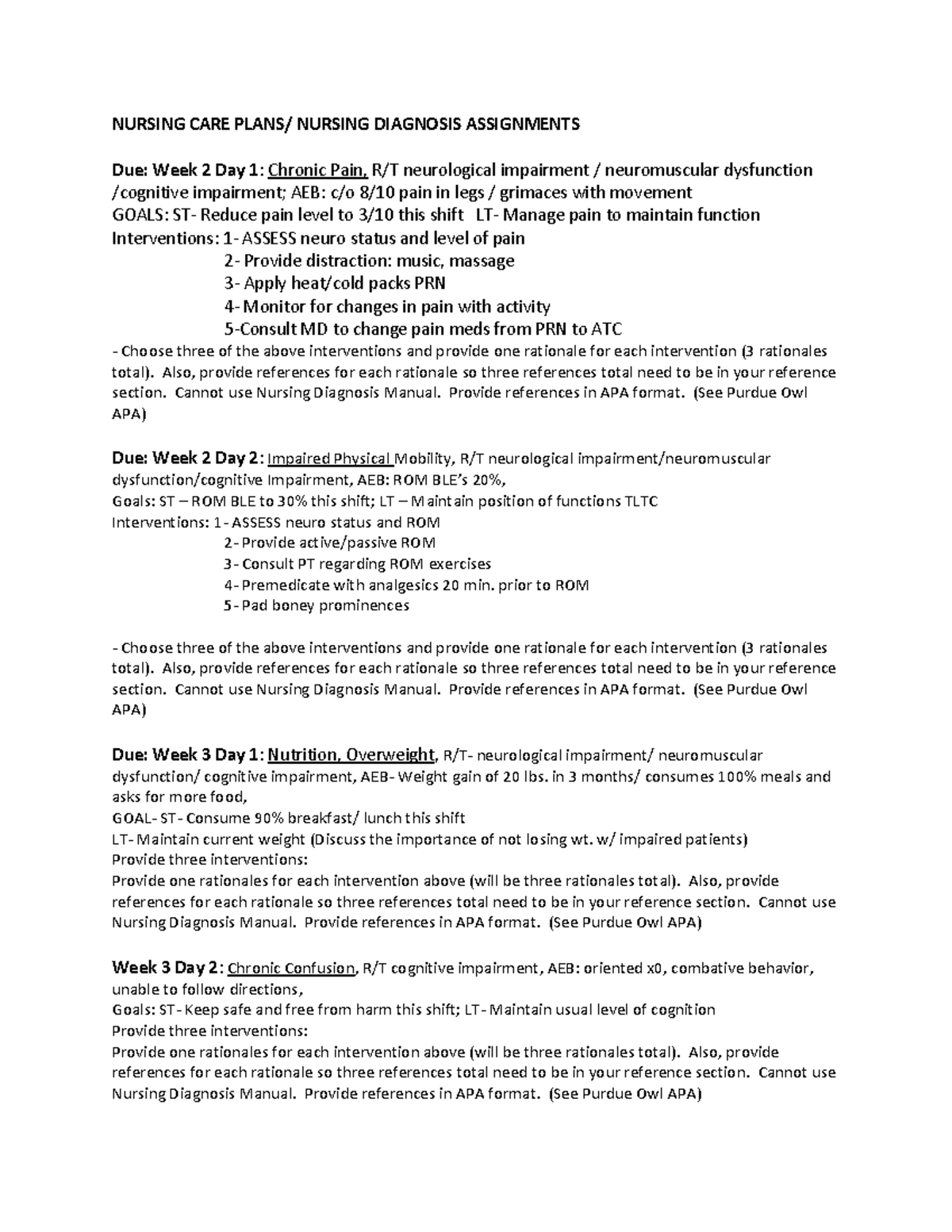 Combative Patient Nursing Interventions