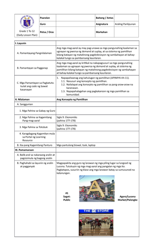 Two Way TOS - Sample Table of Specification - Content Time Spent No ...
