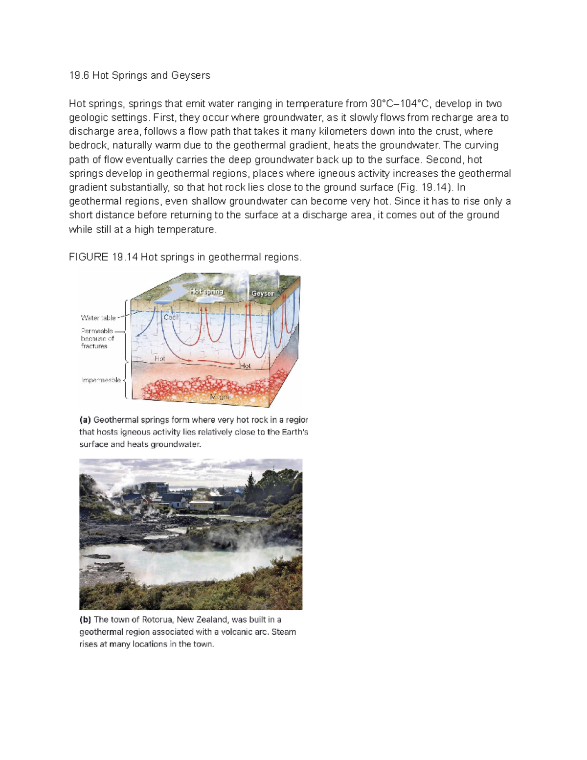Chapter 19 - Hot Springs and Geysers Analysis - Prof Casale - Studocu