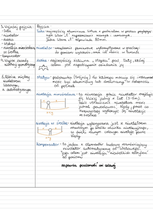 Metoda ortogonalna - Geodezja - · M e - Studocu