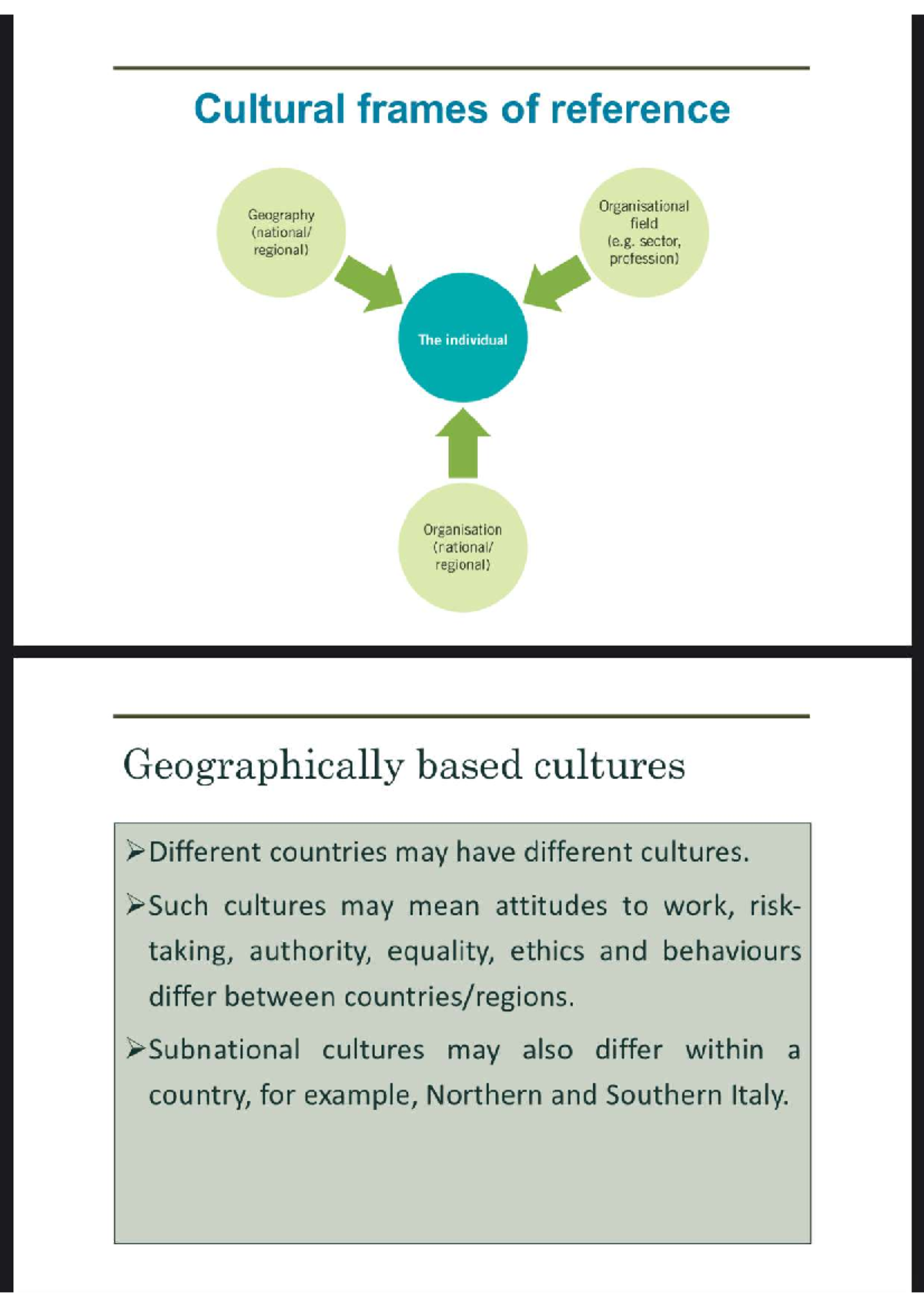 Cultural Frames and Organisational Fields in Geography Analysis (IMG 1895) - Studocu