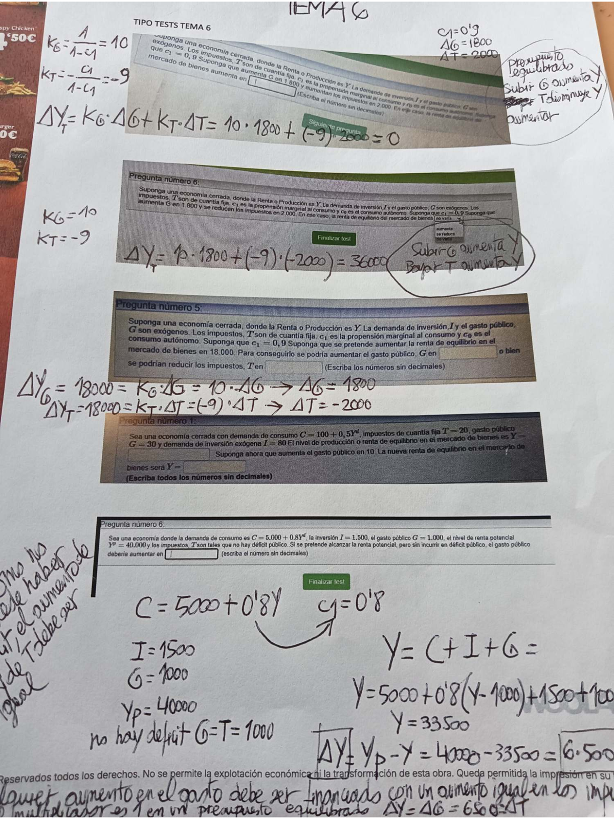 11EMA6 Final Exam: Análisis de Equilibrio en Economía Cerrada - Studocu
