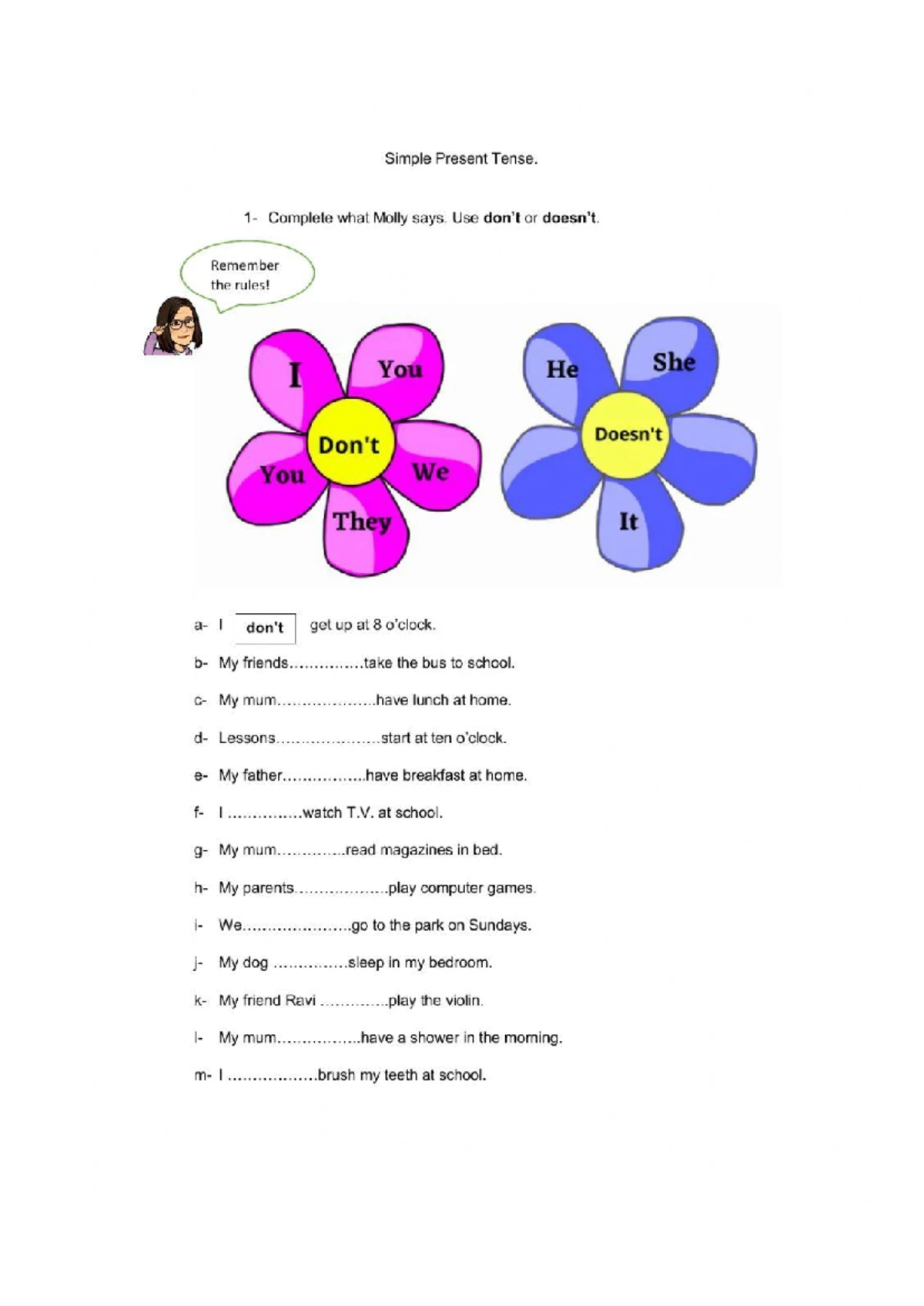 Yes/No Questions Practice Worksheet - English - Studocu