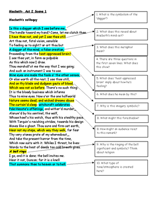 Macbeth exam practice pack - GCSE English Literature Paper 1: Macbeth ...
