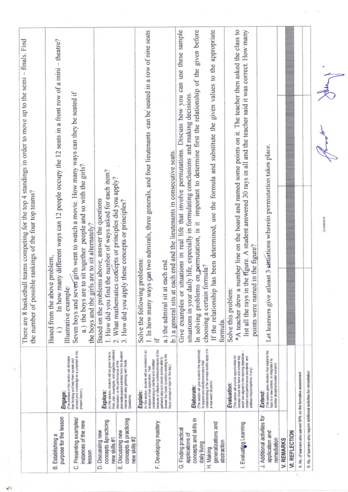 Math 101: Exploring Permutations and Combinations in Seating ...