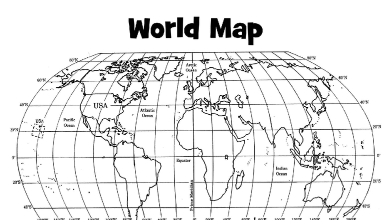 World-Map-Grid - mapa - 40°N 20°N ####### L ####### 0° 20°S 40°S 60°N ...