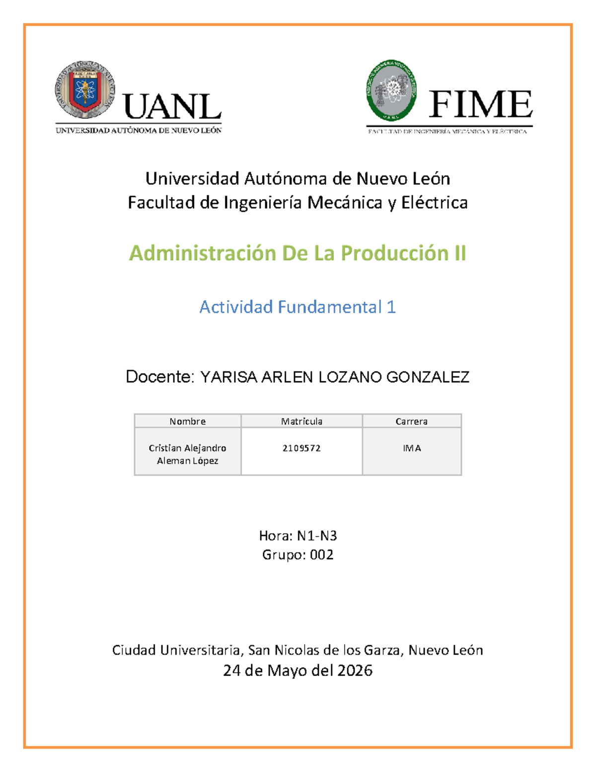 Actividad Fundamental 1 - Addela 2 (IMA) - Studocu