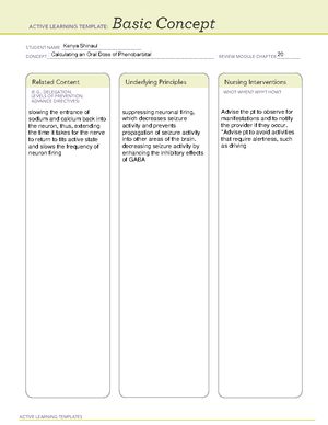 Gabapentin - Medication ATI - ACTIVE LEARNING TEMPLATES THERAPEUTIC ...