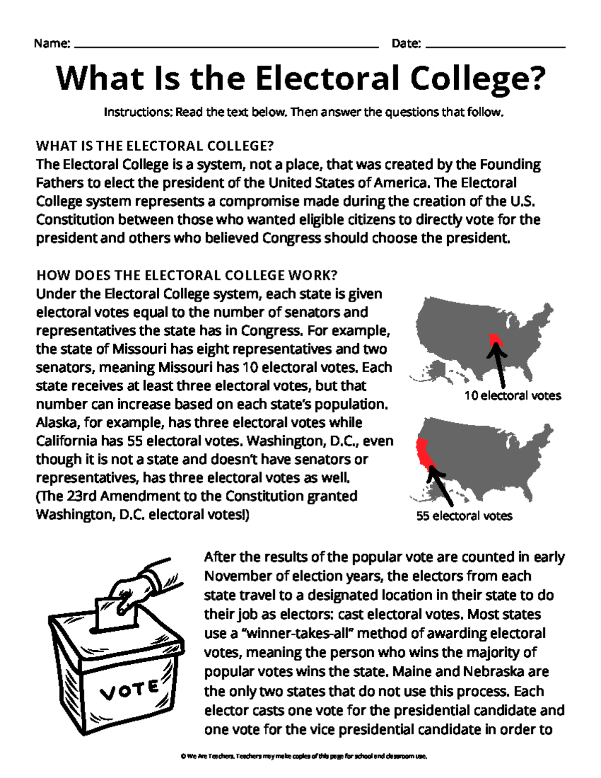 Understanding the Electoral College: A Comprehensive Overview - Studocu