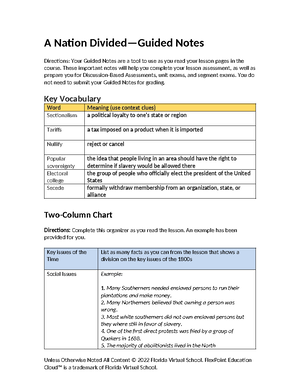 8.05 MOD 8 - Flvs - World history notes 8th grade Module 8 ...