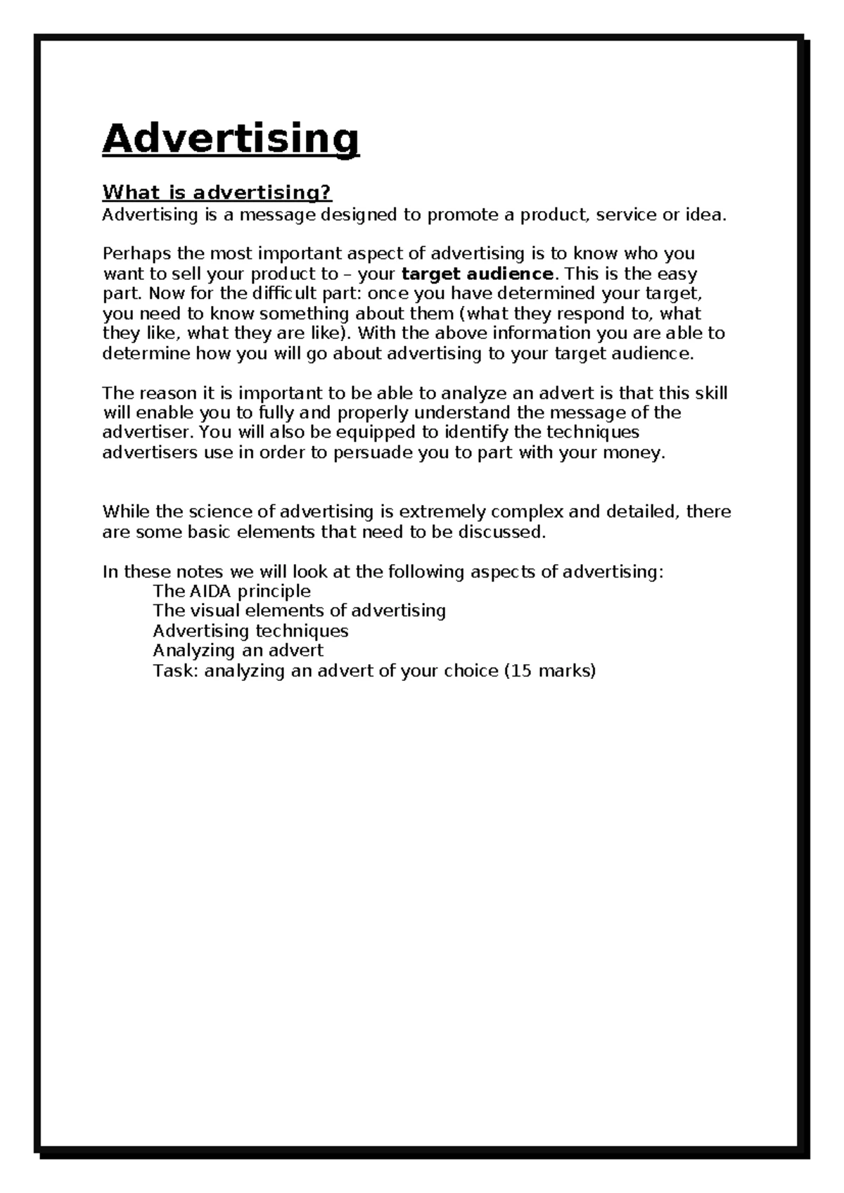 Grade 9 English HL Narrative Essay Structure and Guide - Studocu