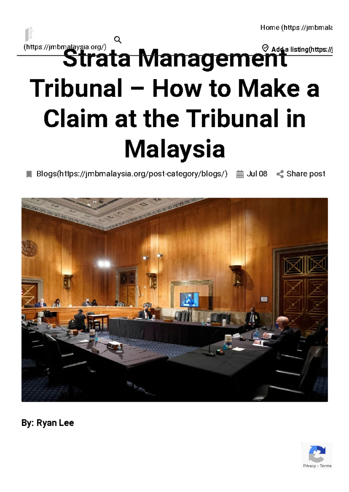 Strata Management Tribunal – How to Make a Claim a - - Studocu