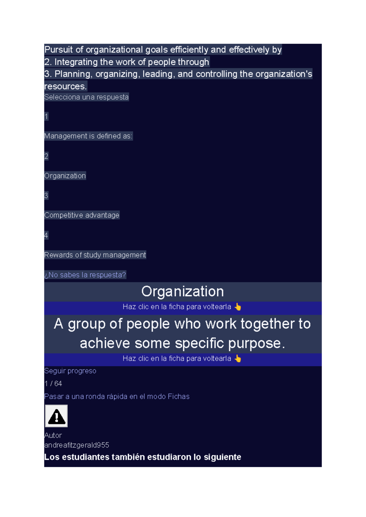 Principles of Management Exam 1 Study Notes (Chapters) - Studocu