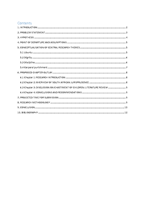 Research proposal - LME3701 - Unisa - Studocu
