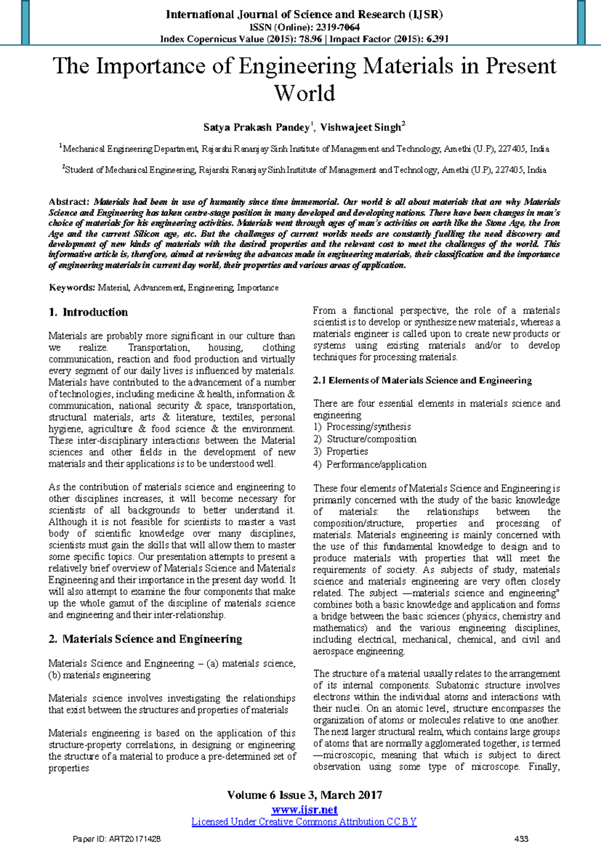 Engineering Materials Overview - ME101 LECTURE NOTES - Studocu