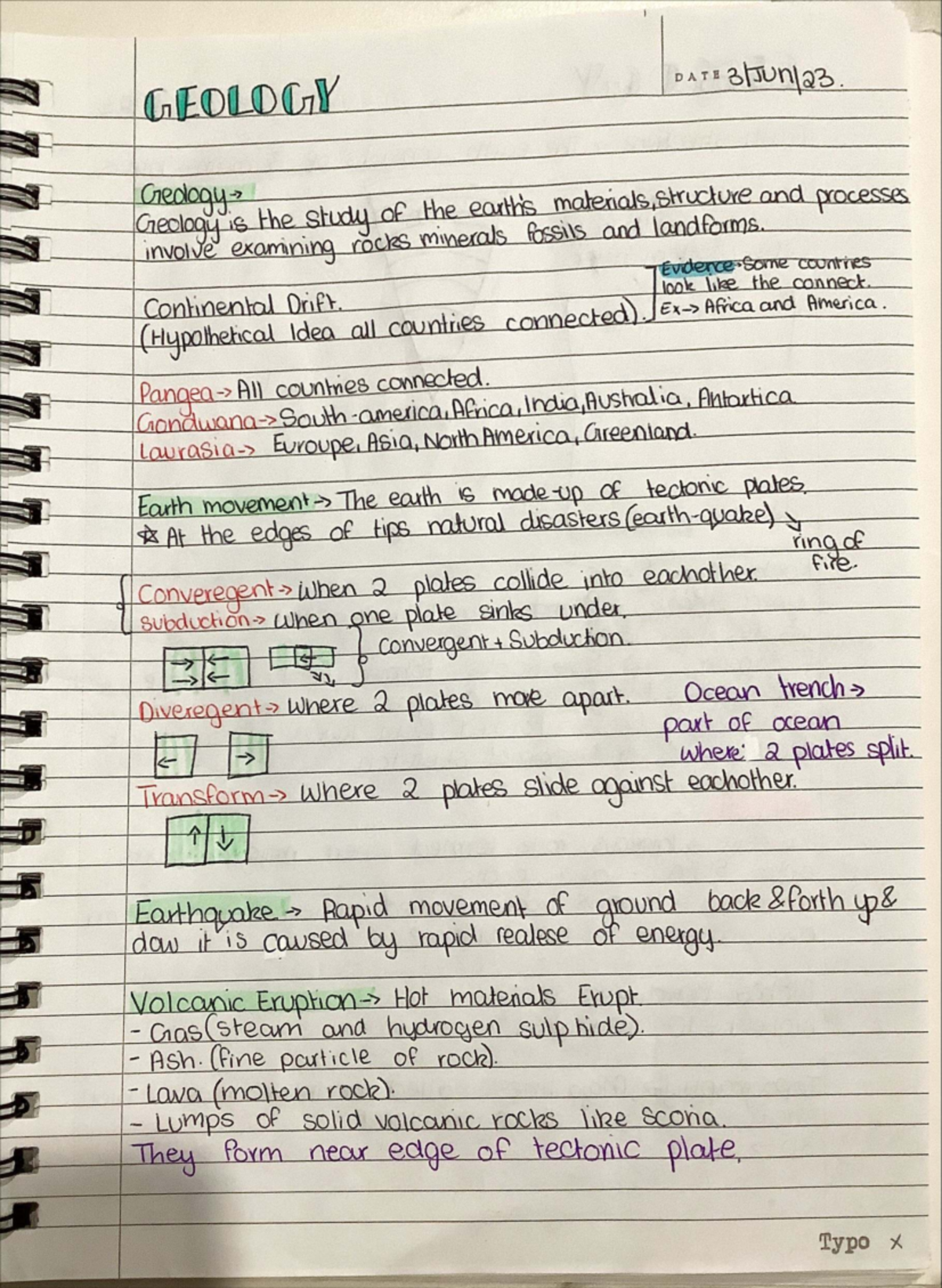 Science Notes: Geology, Biology, Chemistry, and Physics Overview - Studocu