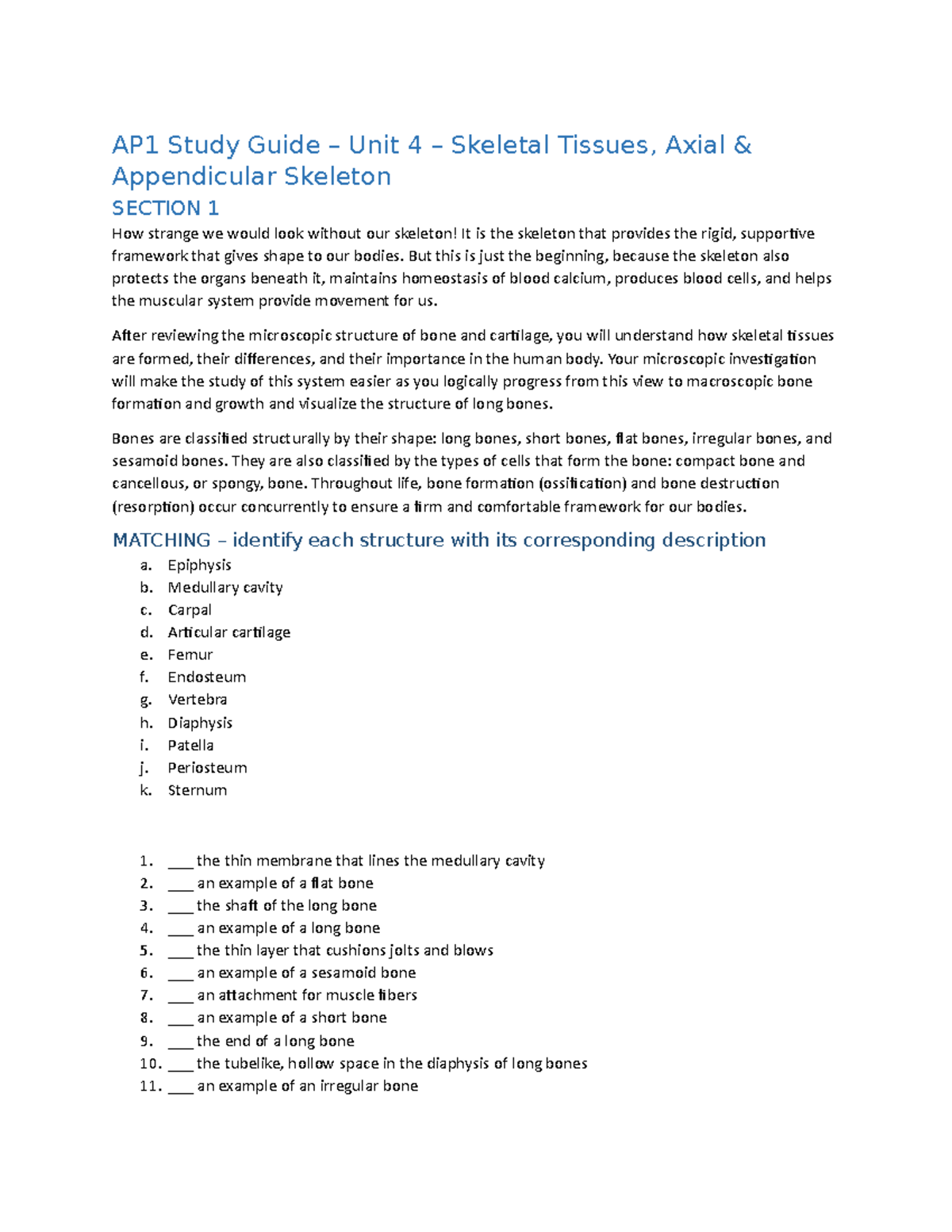 Unit4Study Guide no description. just academic work, feel free to use ...