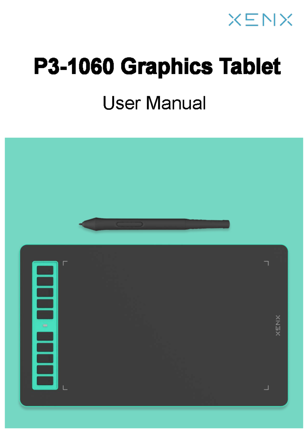P3-1060 Graphics Tablet User Manual: Setup & Configuration Guide - Studocu