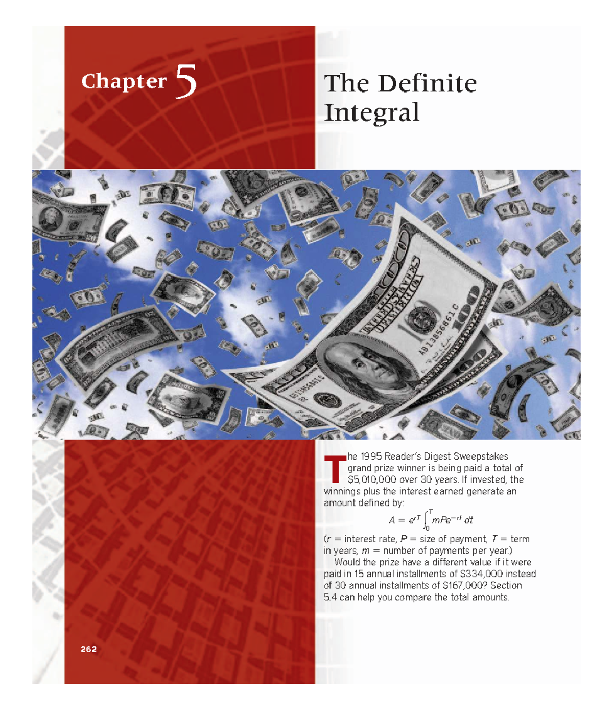Chapter 5: The Definite Integral - AP Calculus Textbook (pp. 262-319 ...