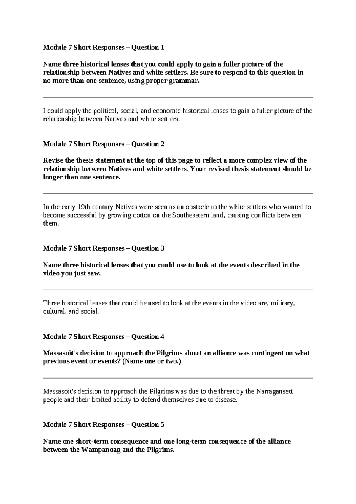 7-2 Module Seven Short Responses - Module 7 Short Responses – Question ...