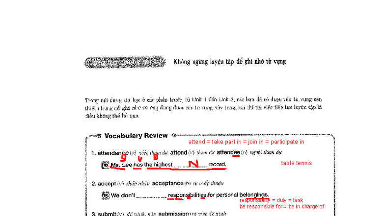 Vocabulary 2 - Key Terms and Concepts for Language Learning - Studocu