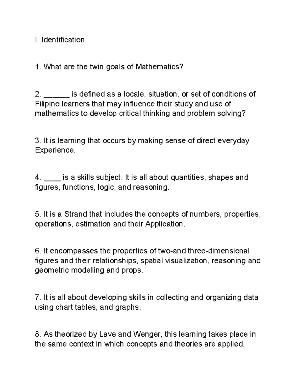 Mathematics & Art Education Overview: Key Concepts & Importance - Studocu