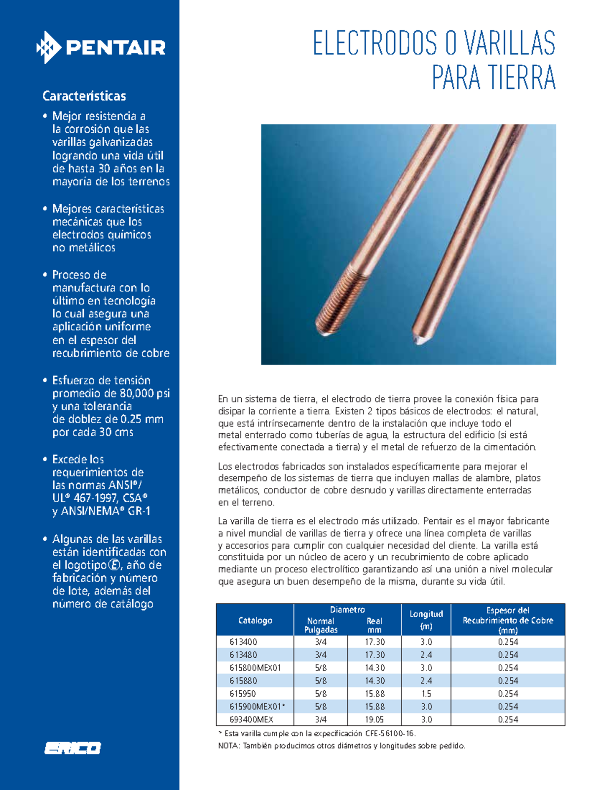 Electrodos y Varillas de Tierra - Características y Aplicaciones - Studocu