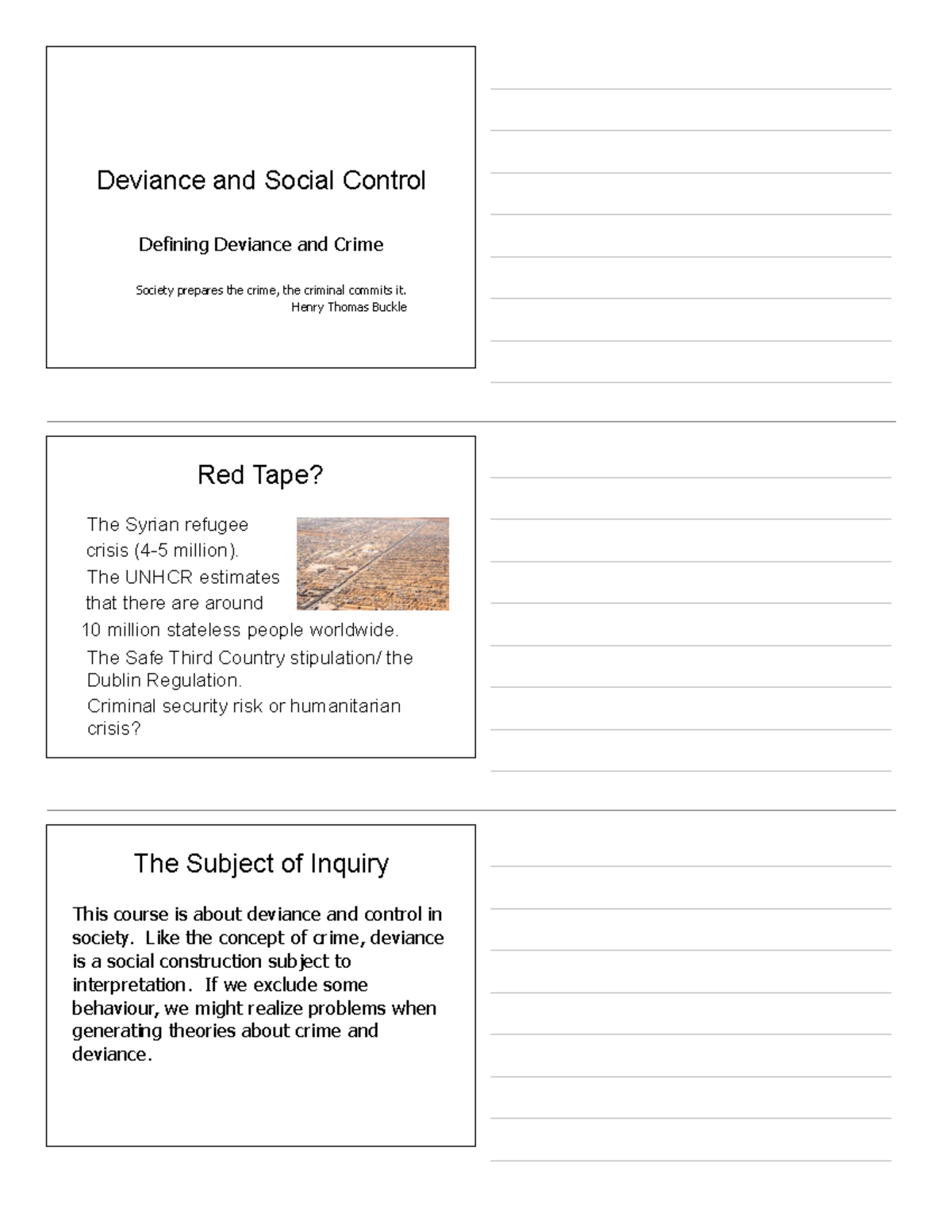 Defining Crime and Deviance - Deviance and Social Control Defining ...