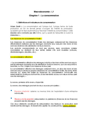 Chapitre 3 Le marché des biens et des services pdf - Macroéconomie ...