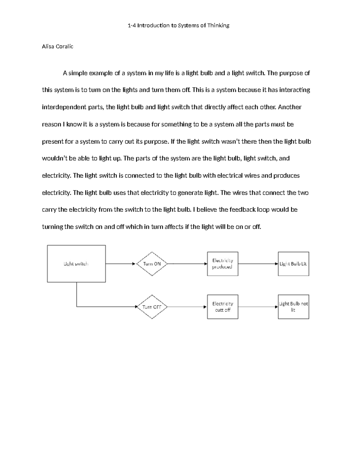 1-4 Activity: Understanding Systems Thinking Through Everyday Examples ...