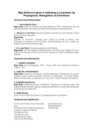 Filipino 8- Worksheet - Florante at Laura - Filipino – Baitang 8 Region ...