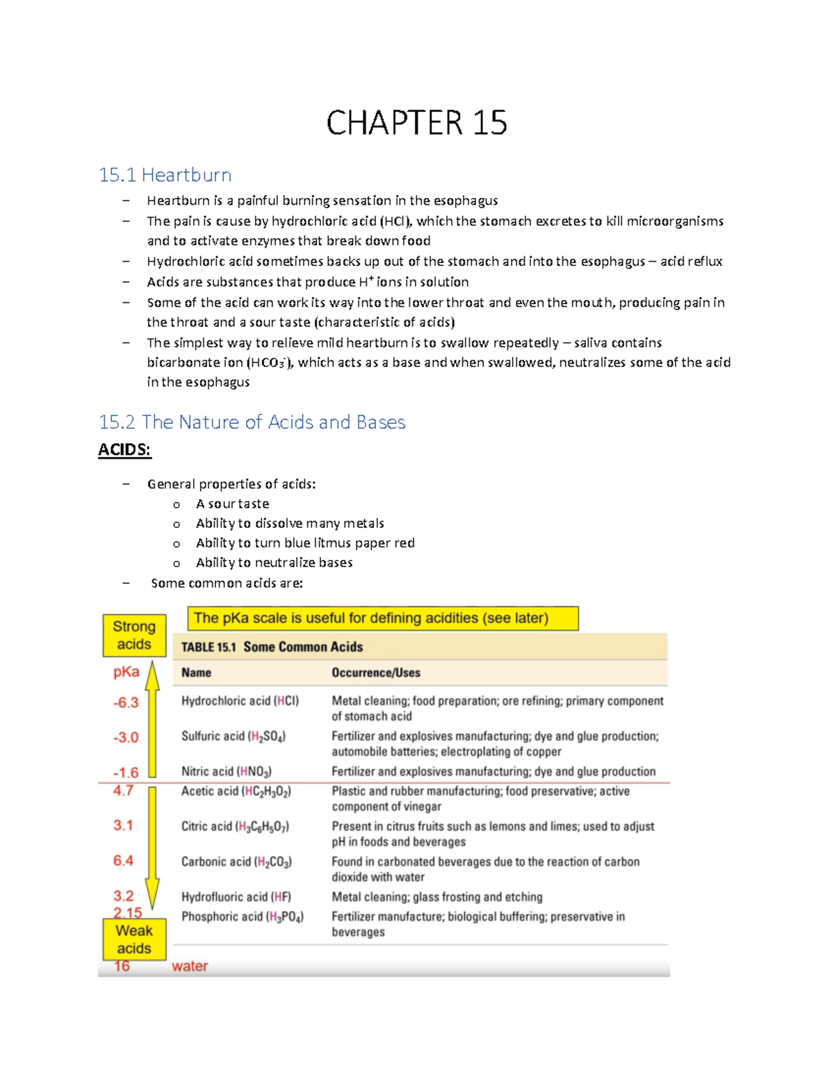 Chapter 15 - Understanding Acids and Bases in General Chemistry - Studocu