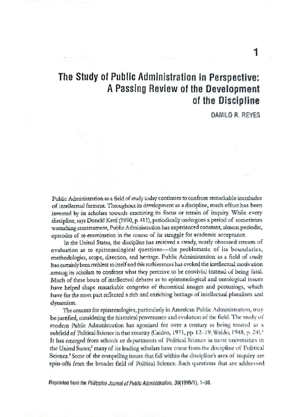 Exploring the Evolution of Public Administration: Insights and ...