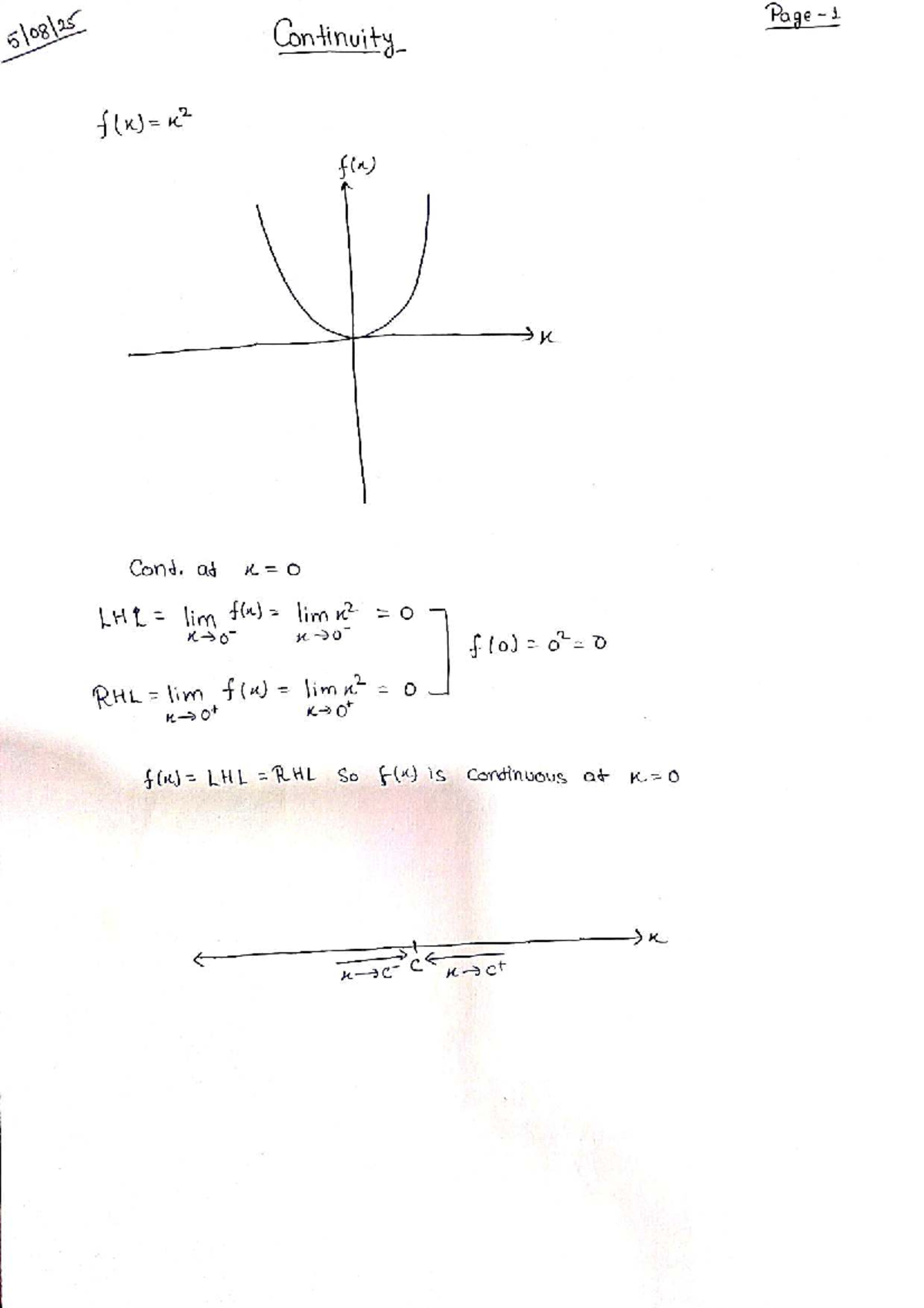 Continuity and Limits in Calculus: Unit 1 Notes - Studocu