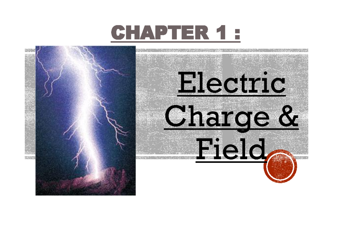 PHY150 Chapter 1: Electric Charge and Static Electricity Notes - Studocu