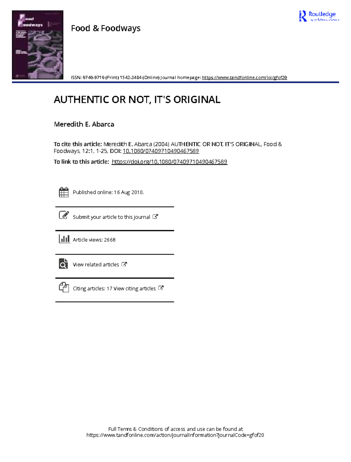 Re-examining Culinary Identity: Authenticity vs. Originality in Mexican ...