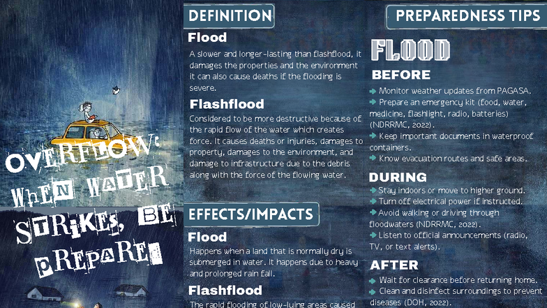 Be Typhoon Ready: Flood Preparedness Tips and Definitions - Studocu