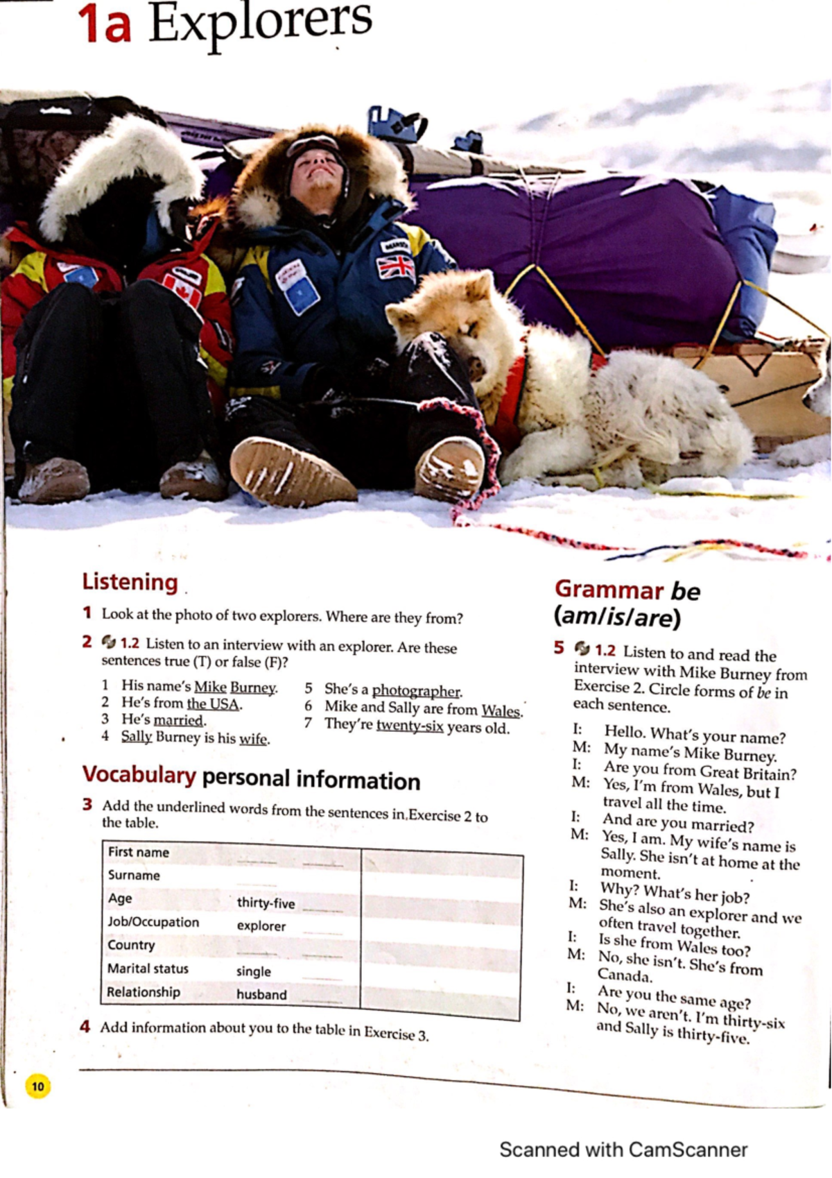 UNIT 1-2 - Explorers Listening and Grammar Insights - Studocu