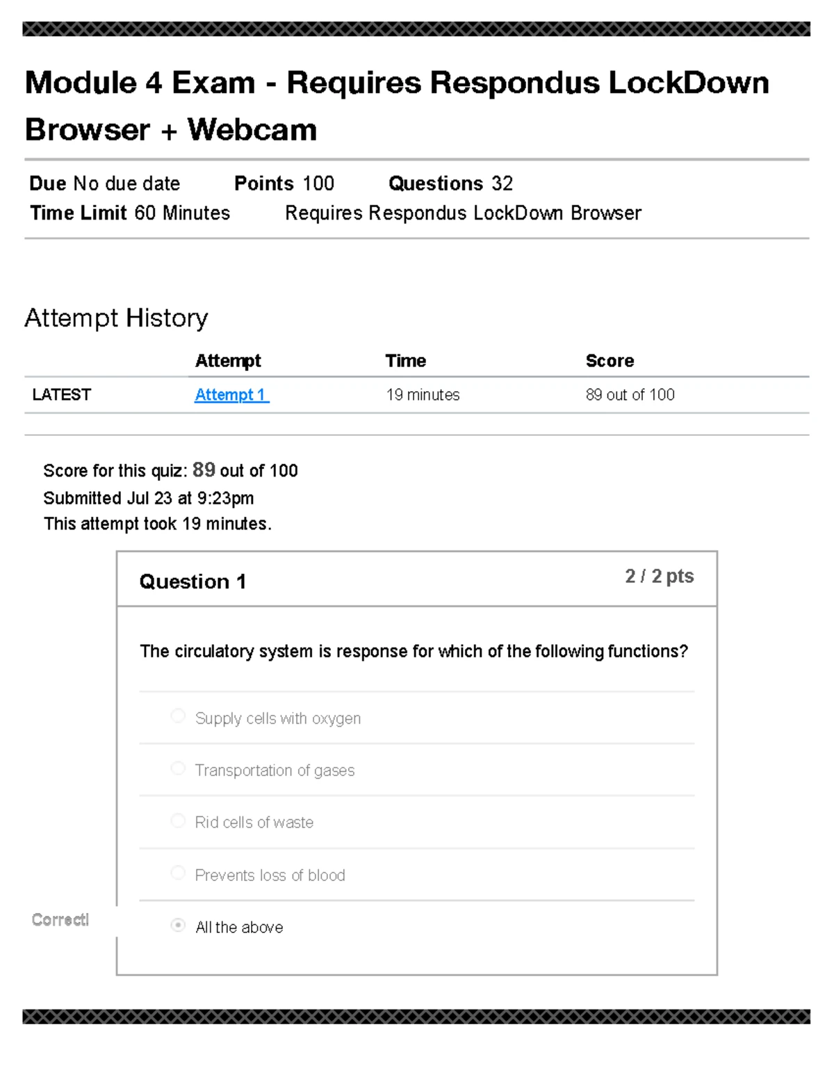A P II Final Exam Module 2 Review Questions and Answers - Studocu